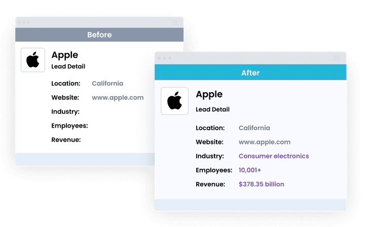 IP address to company enrichment API | Leadfeeder